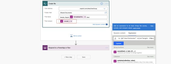 Export canvas app charts in a printable format – Part 1 – immersivecoder