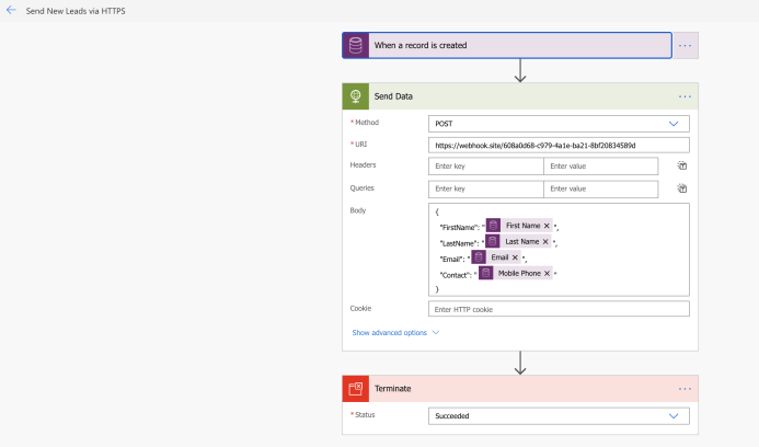 Data integration using webhooks/HTTP – Part 2 (sending data) – immersivecoder